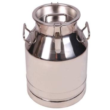 30 l Stainless Steel Milk Bucket With Cover - Milking Machinery