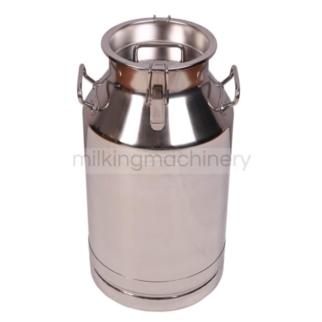 40 l Stainless Steel Milk Bucket With Cover - Milking Machinery