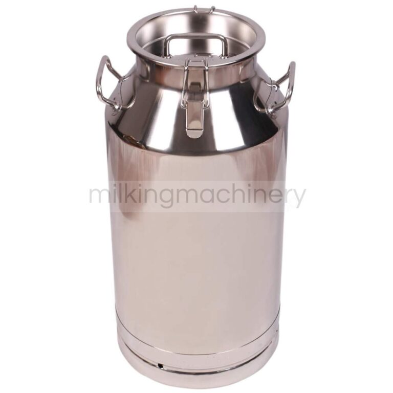 50 l Stainless Steel Milk Bucket With Cover - Milking Machinery